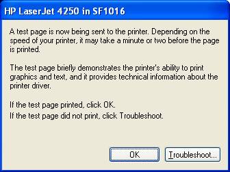 Now the printer iconis created in the "Printers and Faxes" window: